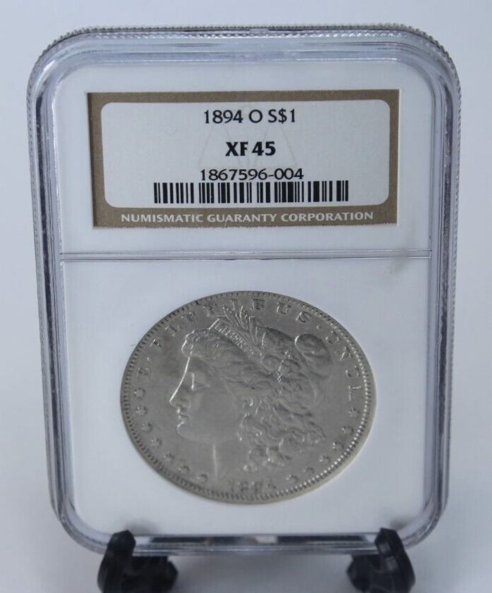 United States 1894 New Orleans O Morgan Silver Dollar NGC Graded XF 45 ...